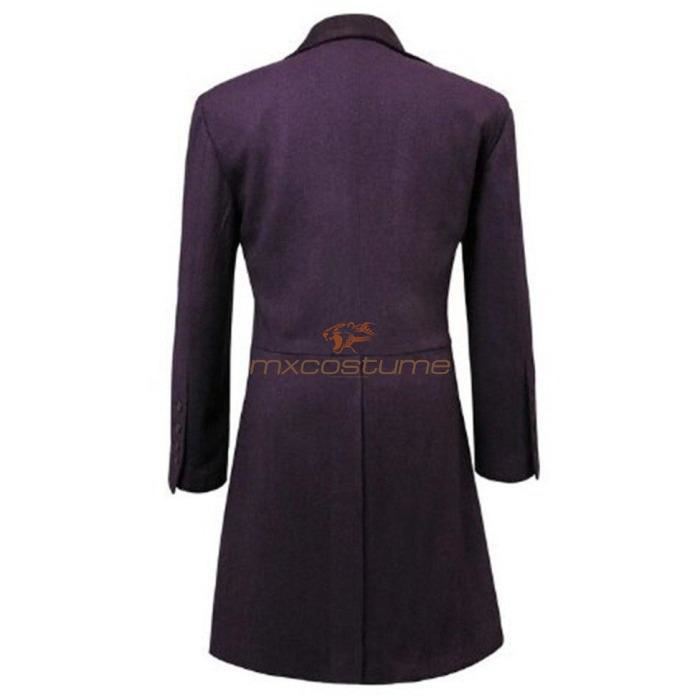 Doctor Who Eleventh Dr. 11th Purple Coat Cosplay Costume – Mxcostume