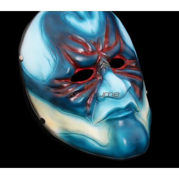 Payday 2 Cosplay Blue Resin Mask – Mxcostume