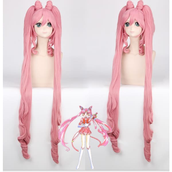 Pretty Soldier Sailor Moon Chibiusa Cosplay Wig – Mxcostume